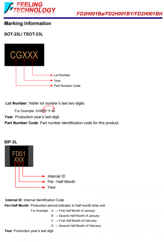 FD2H001BAR-G1 TSOT23 低功率霍尔开关